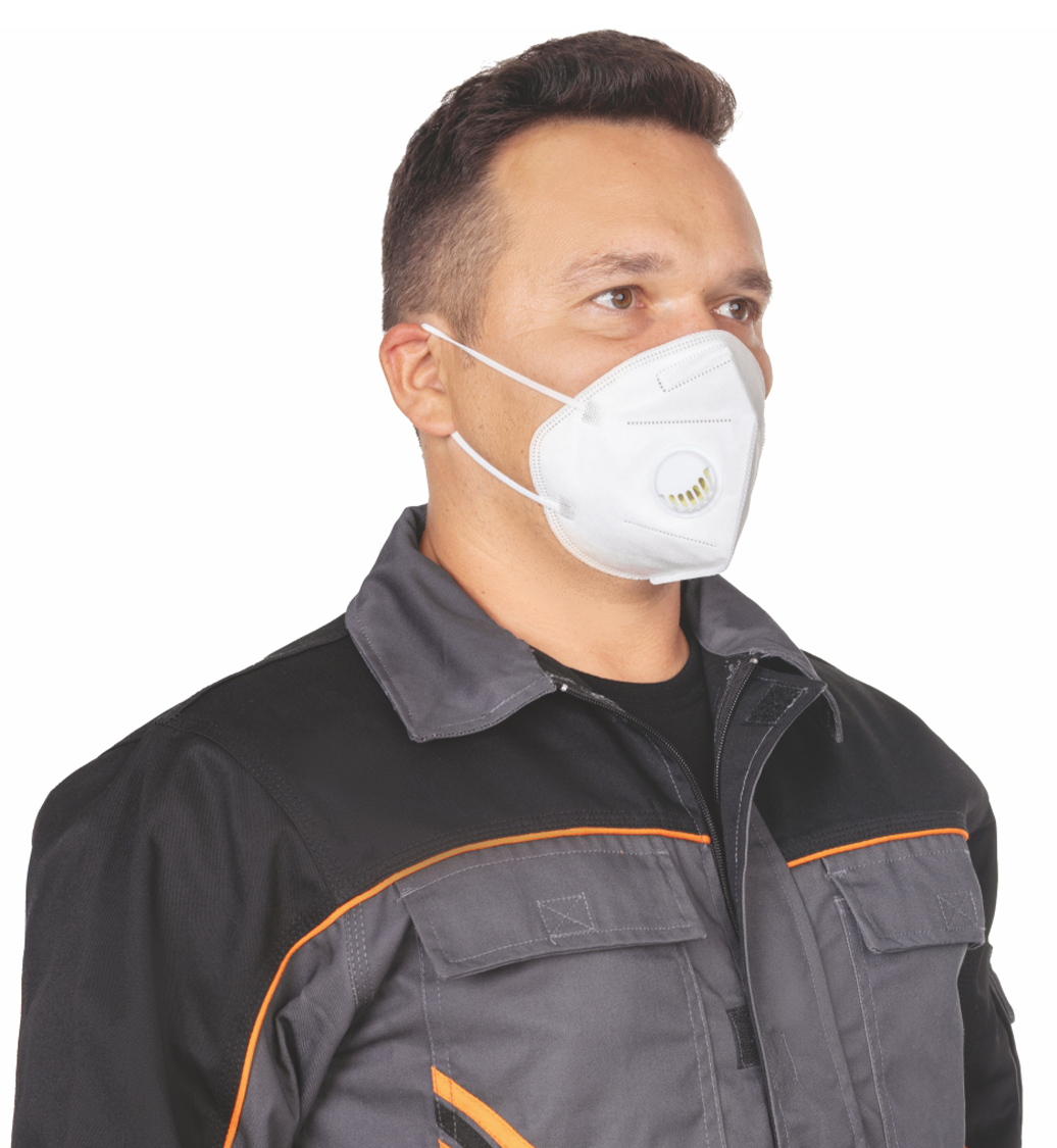 Protective mask FFP3 NR, VALVE, Black – Opharm